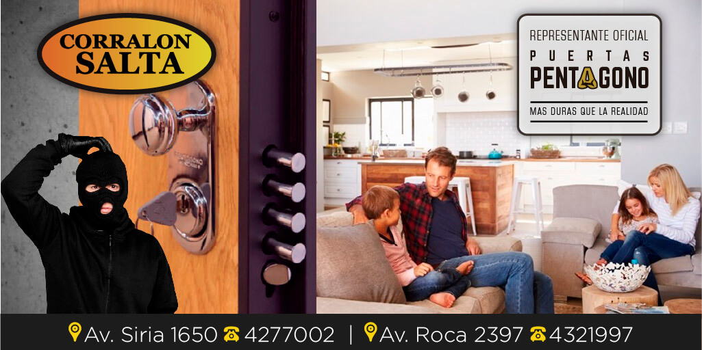 Puertas PENTÁGONO - Corralón Salta Distribuidor Oficial